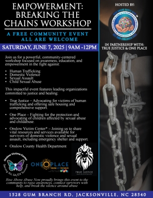 Rise Above Abuse Now Workshop | Onslow Victims Center